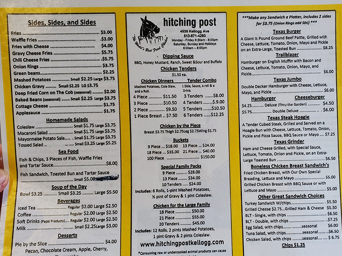 This menu isn't just a list of options&mdash;it's a roadmap to happiness. The "World's Best Fried Chicken" claim isn't hyperbole when you taste what comes out of that kitchen.