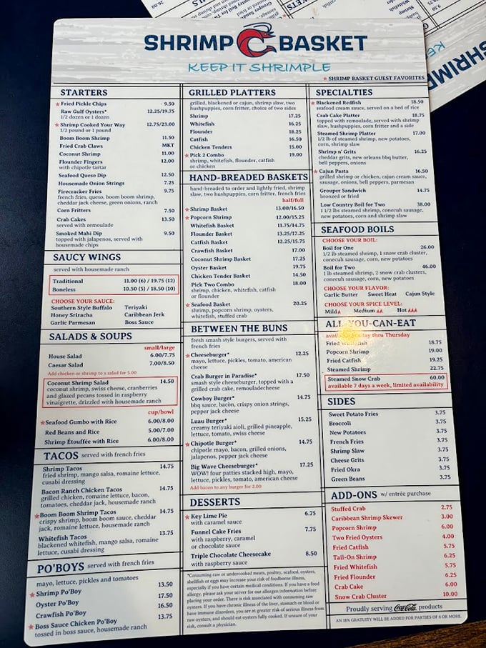 That "Keep It Shrimple" motto isn't just clever wordplay; it's a delicious philosophy that actually works perfectly here.