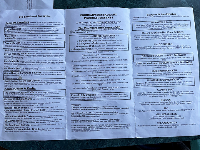 A menu that requires strategic planning and possibly a spreadsheet. Decision paralysis has never been so deliciously rewarding.