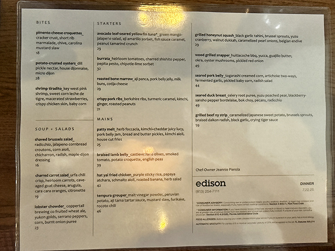 The menu reads like a love letter to American classics, but it's the extensive pie selection that has food pilgrims marking their calendars.
