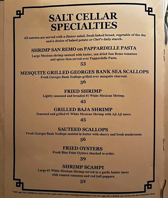 This isn't just a menu; it's a love letter to the ocean written in delicious dialect.