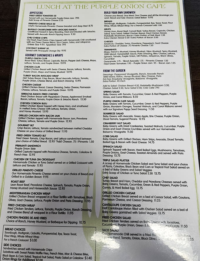 This menu isn't just a list&mdash;it's a roadmap to happiness. The hardest part isn't choosing what to eat, but what to save for next time.