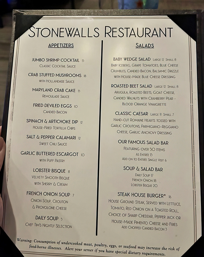 The menu reads like a love letter to classic American cuisine&mdash;each item promising a flavor journey worth every calorie.