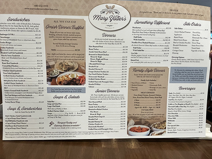 The menu - a roadmap to happiness. Study it like you're cramming for the most delicious exam of your life.