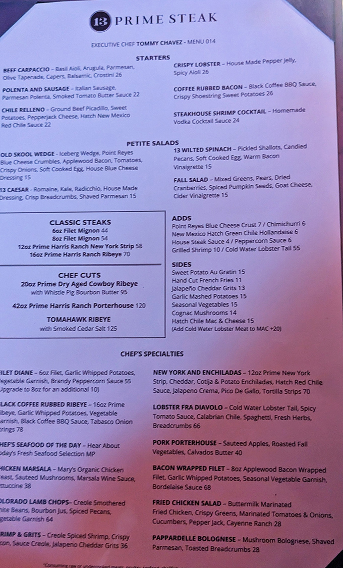 The menu reads like a love letter to beef enthusiasts. Each description promises a different path to carnivorous bliss.