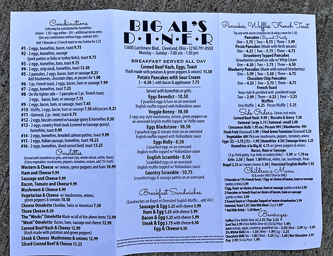 A menu that doesn't need fancy fonts or flowery descriptions. Just honest food that makes decision-making the hardest part of your visit.