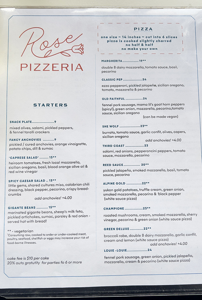 A menu that doesn't need 47 pages to impress. Each option reads like a love letter to thoughtful ingredient combinations.