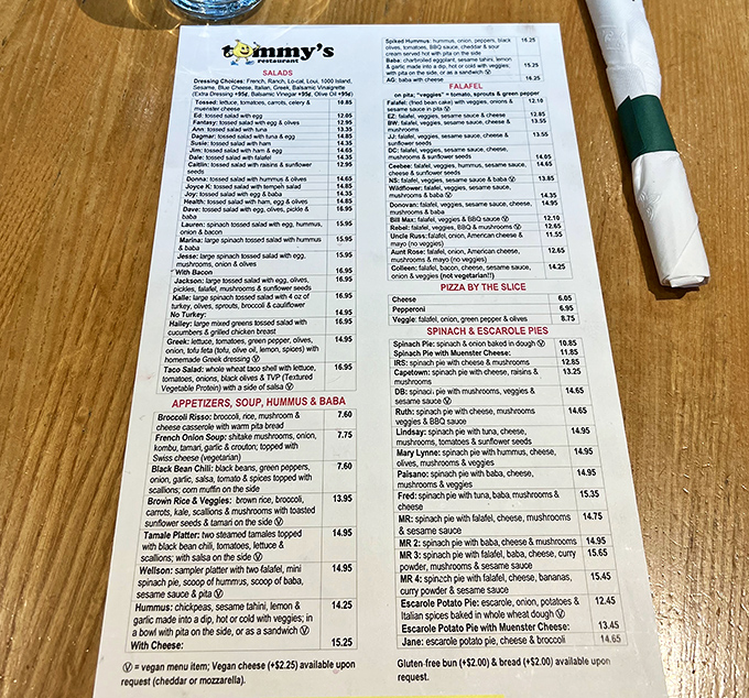 The extensive menu reads like a love letter to comfort food, promising adventures for every appetite.