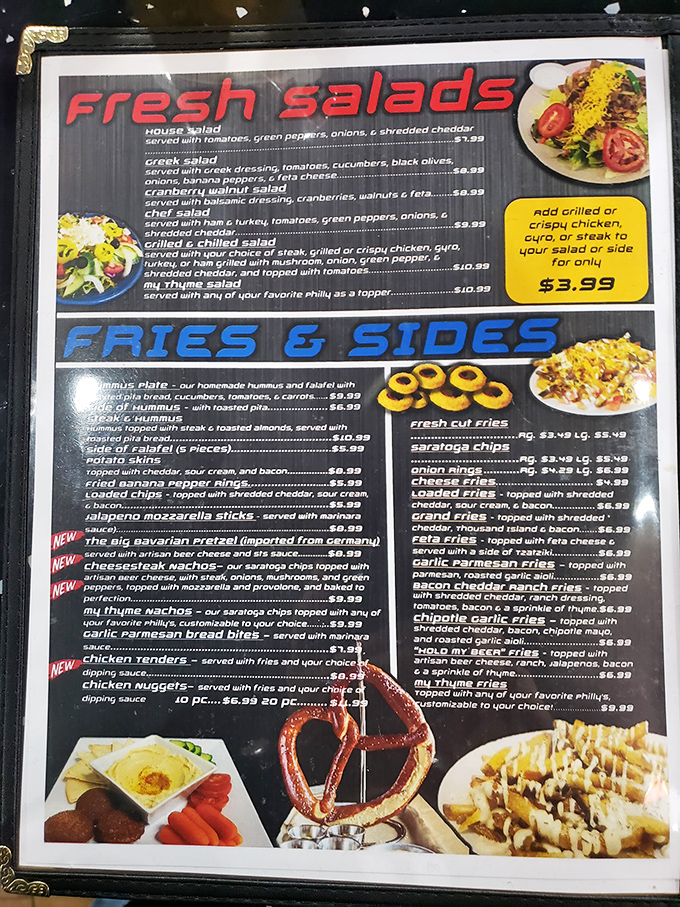 Menu decisions have never been so deliciously difficult. From loaded fries to imported Bavarian pretzels, this isn't your average sports bar fare&mdash;it's a full-blown flavor adventure.