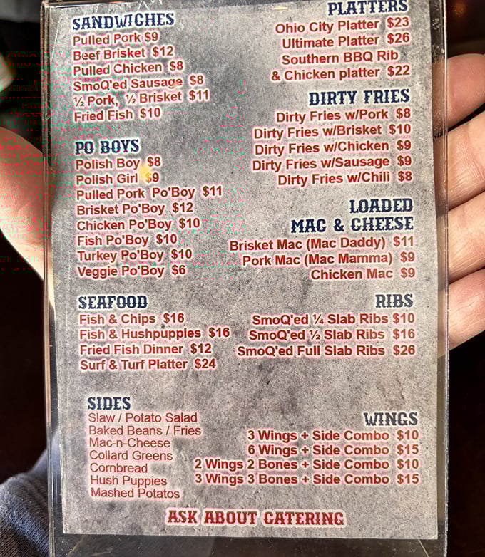 This menu isn't just a list&mdash;it's a roadmap to happiness. The hardest part isn't choosing what to order, but what to order first.