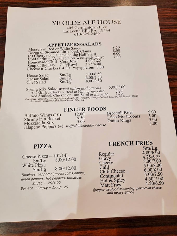 A menu that doesn't need flowery descriptions or fancy fonts. When the food speaks this loudly, the menu just needs to get out of the way.