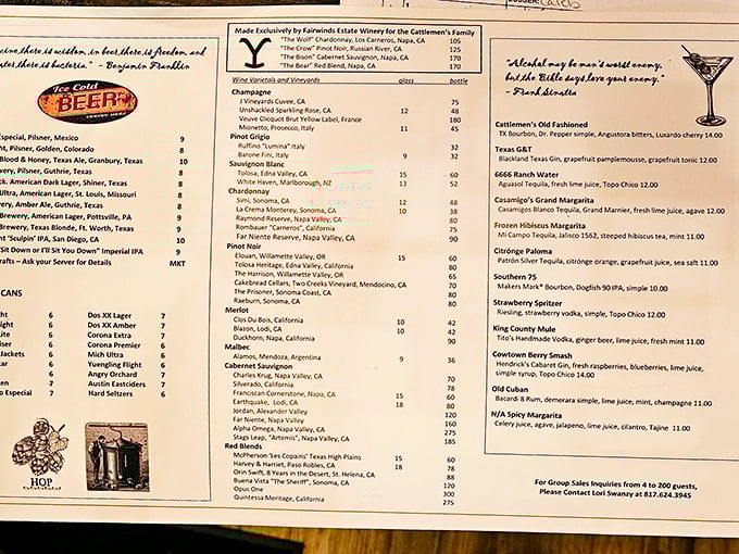 A menu that doesn't need fancy fonts or pretentious descriptions&mdash;just straightforward offerings of what might be your last meal request.