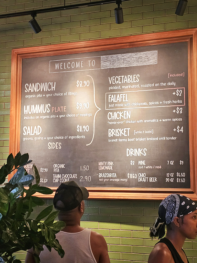 Simplicity meets sophistication on Brassica's chalkboard menu. Like a good mystery novel, it reveals just enough to intrigue without spoiling the surprise.