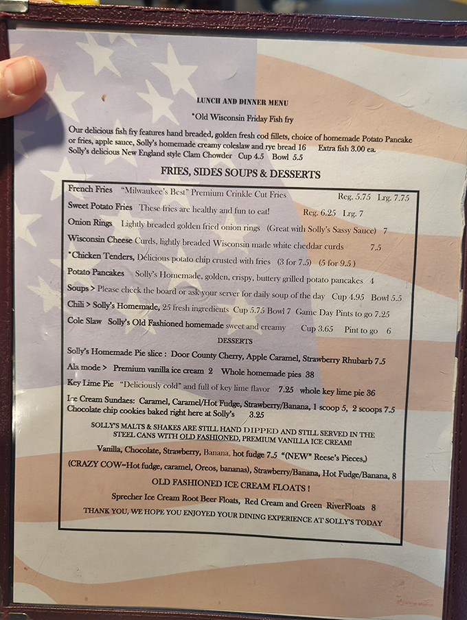 The menu reads like a love letter to Wisconsin cuisine &ndash; fish fry, cheese curds, and butter burgers that would make a cardiologist weep.