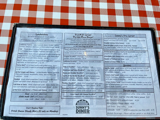 A menu that doesn't need Instagram filters &ndash; honest food with straightforward descriptions that promise satisfaction without pretension.