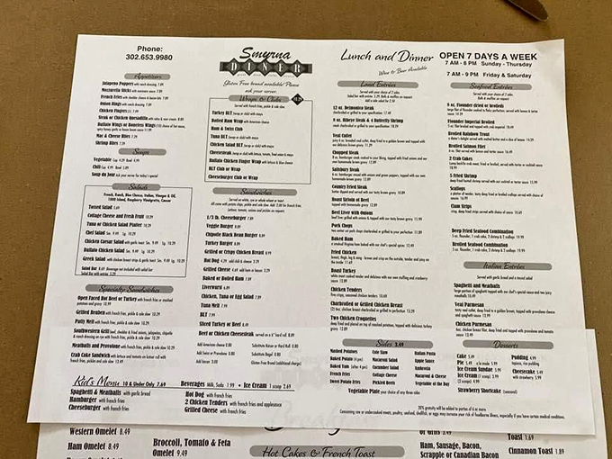 A menu so extensive it could double as light reading material. Decision paralysis has never been so delicious.