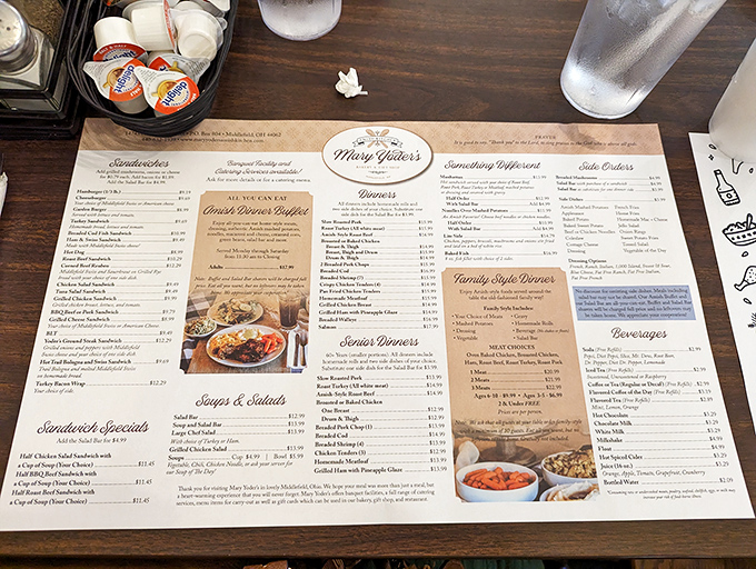 A menu that doesn't need fancy fonts or culinary buzzwords—just honest descriptions of dishes that have stood the test of time.