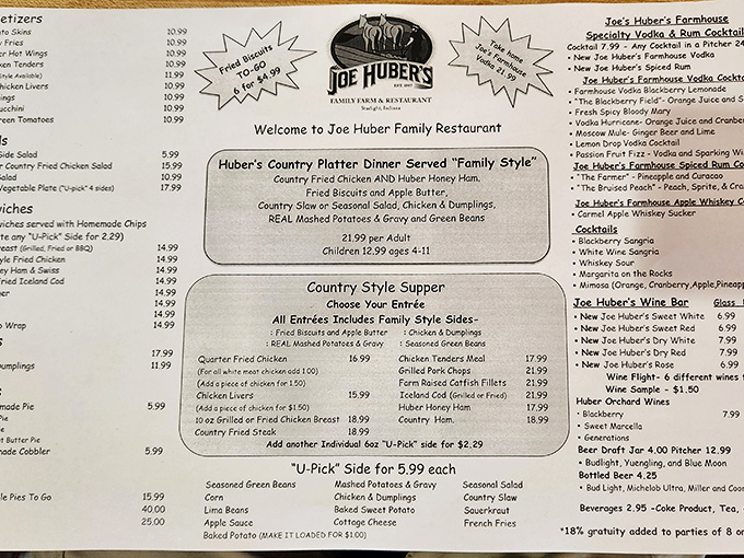 This menu isn't just a list of dishes—it's a roadmap to comfort food nirvana where calories don't count and memories multiply.