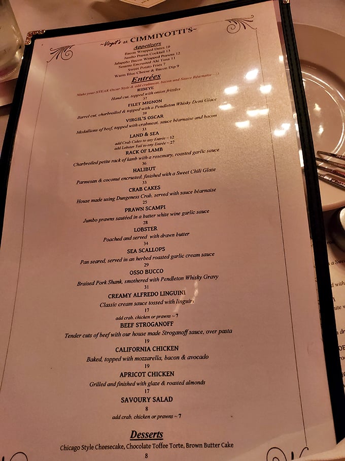 The menu reads like a love letter to carnivores, with each dish promising the kind of meal you'll be talking about for weeks.
