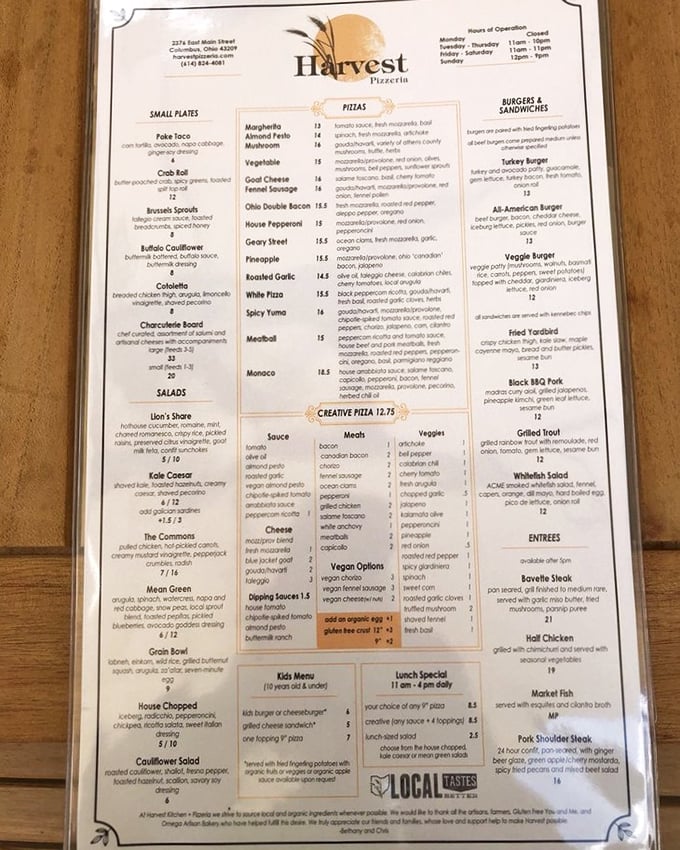 The menu reads like a love letter to local ingredients—each option more tempting than the last, making decision paralysis a delicious dilemma.