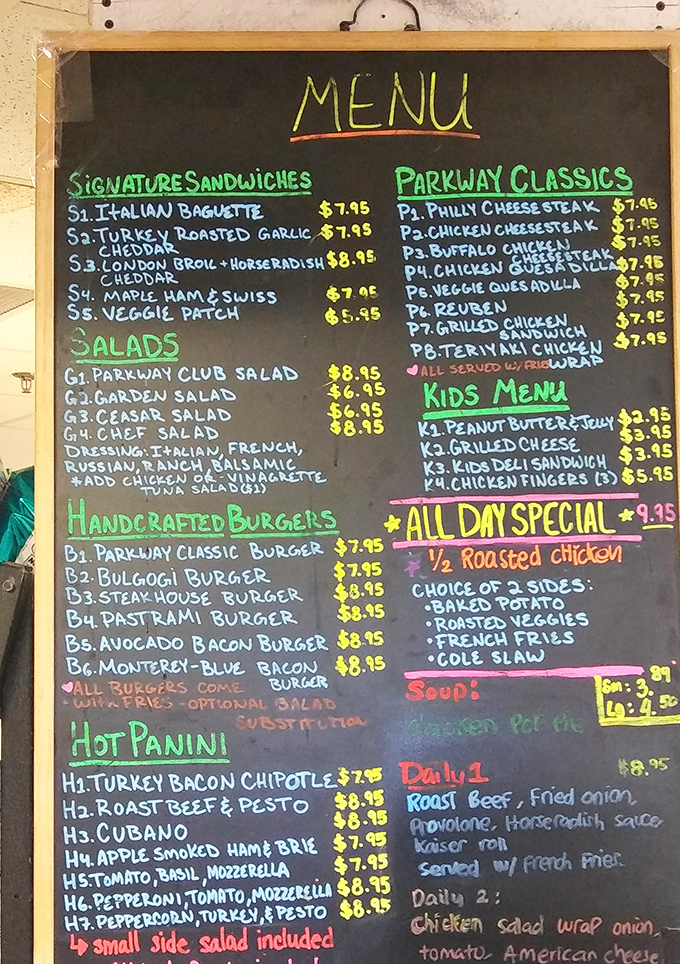 This hand-chalked menu board is Philadelphia's version of the Rosetta Stone&mdash;ancient wisdom of sandwich construction translated for modern appetites.