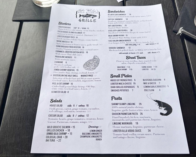 A menu that reads like a love letter to the ocean. Decisions this difficult should come with a therapist on standby.