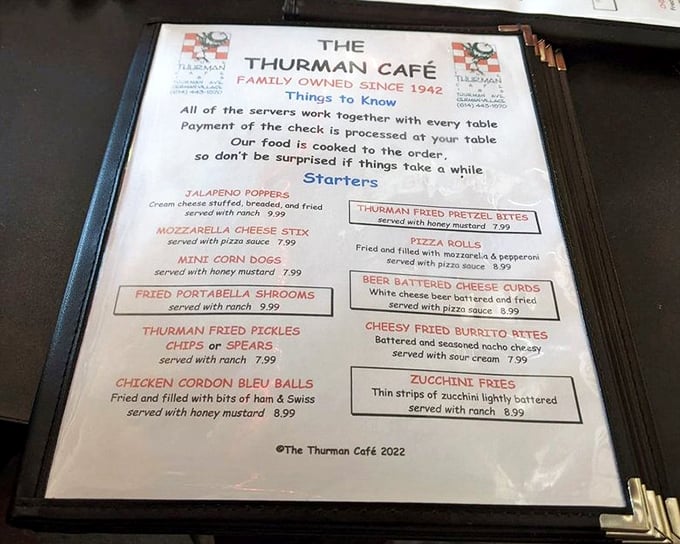 The menu promises no surprises &ndash; just honest food cooked to order. Those jalape&ntilde;o poppers are calling my name!