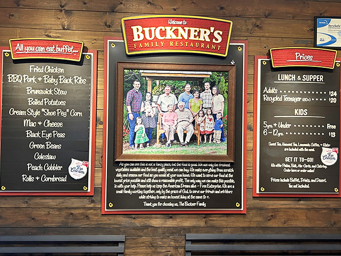 The menu board tells you everything you need to know&mdash;this isn't fancy food, it's necessary food. Soul-sustaining Southern classics that make you forget your phone exists.