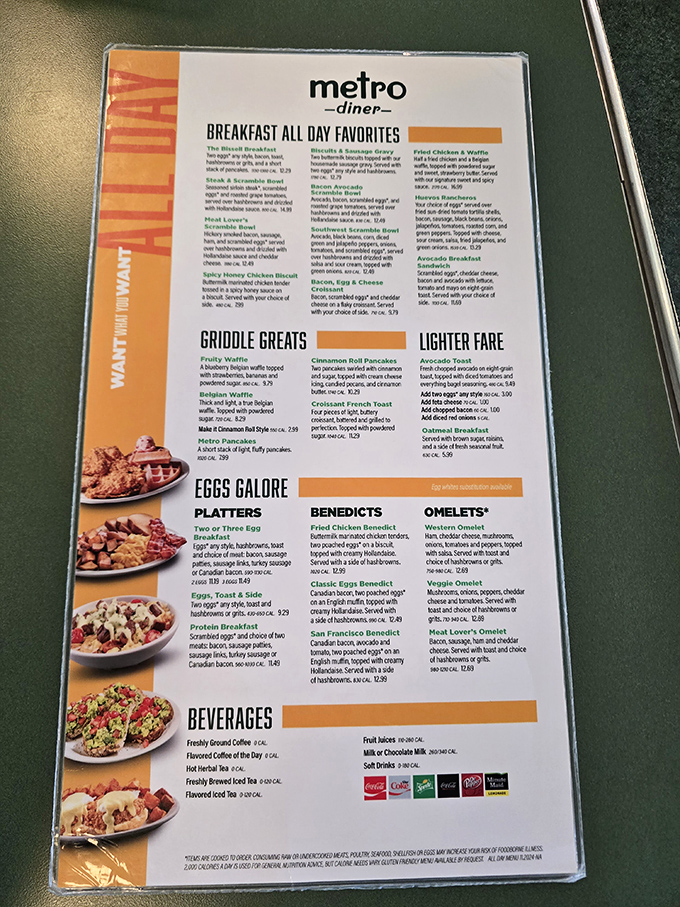 The breakfast menu reads like a love letter to morning indulgence. So many choices, so little elasticity in waistbands.