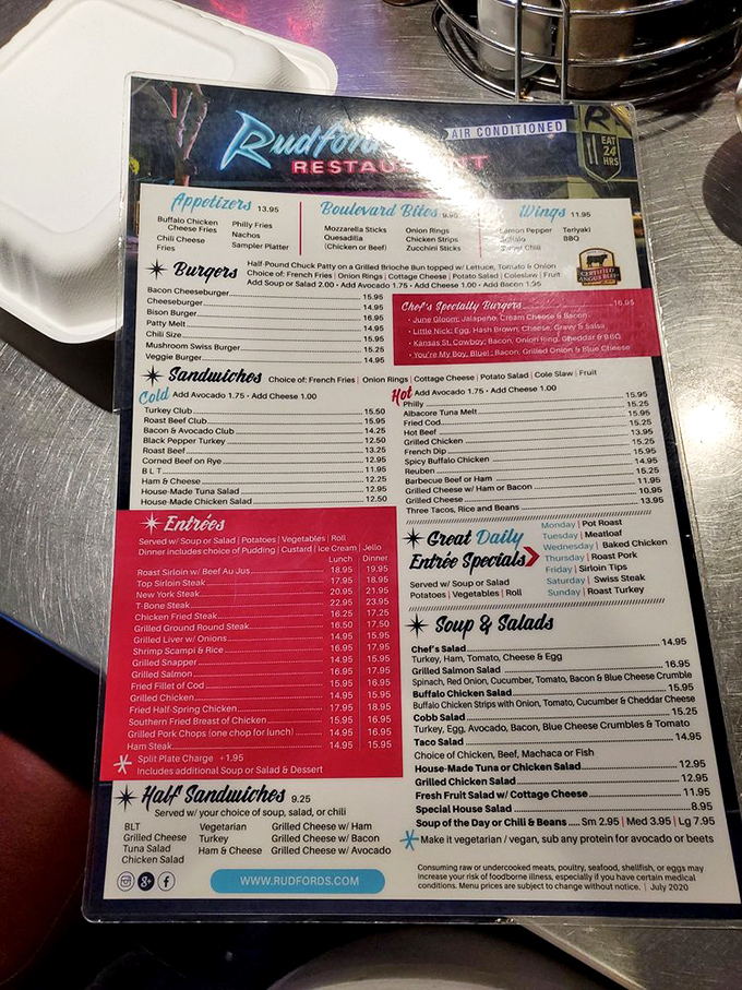 A menu that doesn't need fancy fonts or pretentious descriptions—just honest food that delivers on every promise.