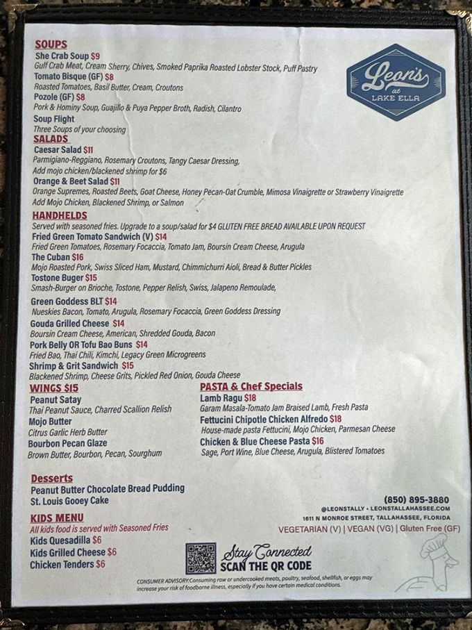 A menu that reads like poetry for food lovers, promising adventures in every single bite.