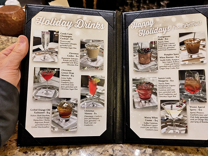 Holiday cocktails that double as eye candy. The Christmas Crimson Kiss looks like it could start a romance or end a feud.