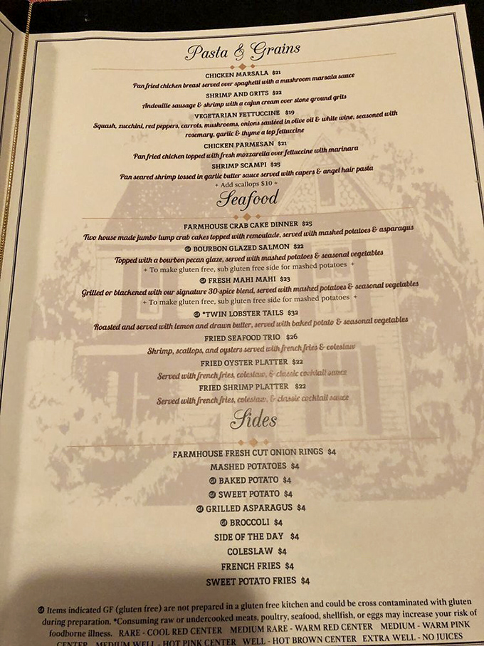 A menu that reads like a love letter to comfort food&mdash;where seafood and steak get equal billing and gluten-free options aren't an afterthought.