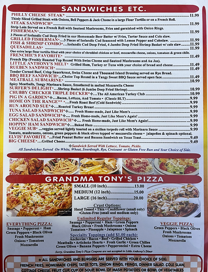 A menu that reads like a love letter to American classics. From Philly Cheese Steaks to Elvis's favorite, every craving finds its match.