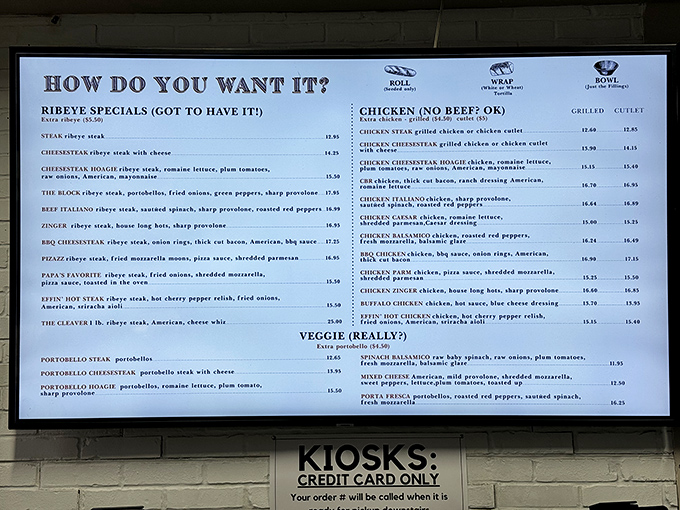 Decision paralysis has never been so delicious. Cleavers' menu board offers a dizzying array of options that'll have you plotting return visits.