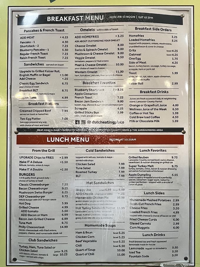 A menu that doesn't need fancy fonts or pretentious descriptions. Just honest food that makes decision-making deliciously difficult.