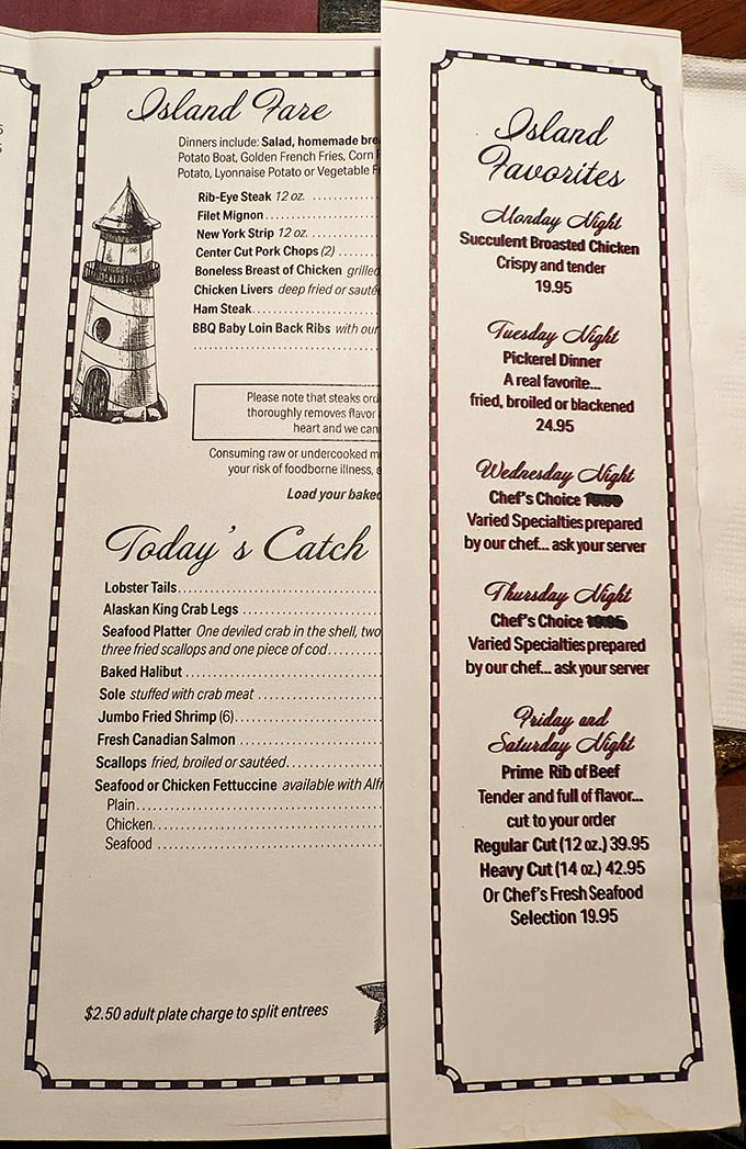 This isn't just a menu&mdash;it's a roadmap to happiness with daily specials that give regulars a reason to visit throughout the week.