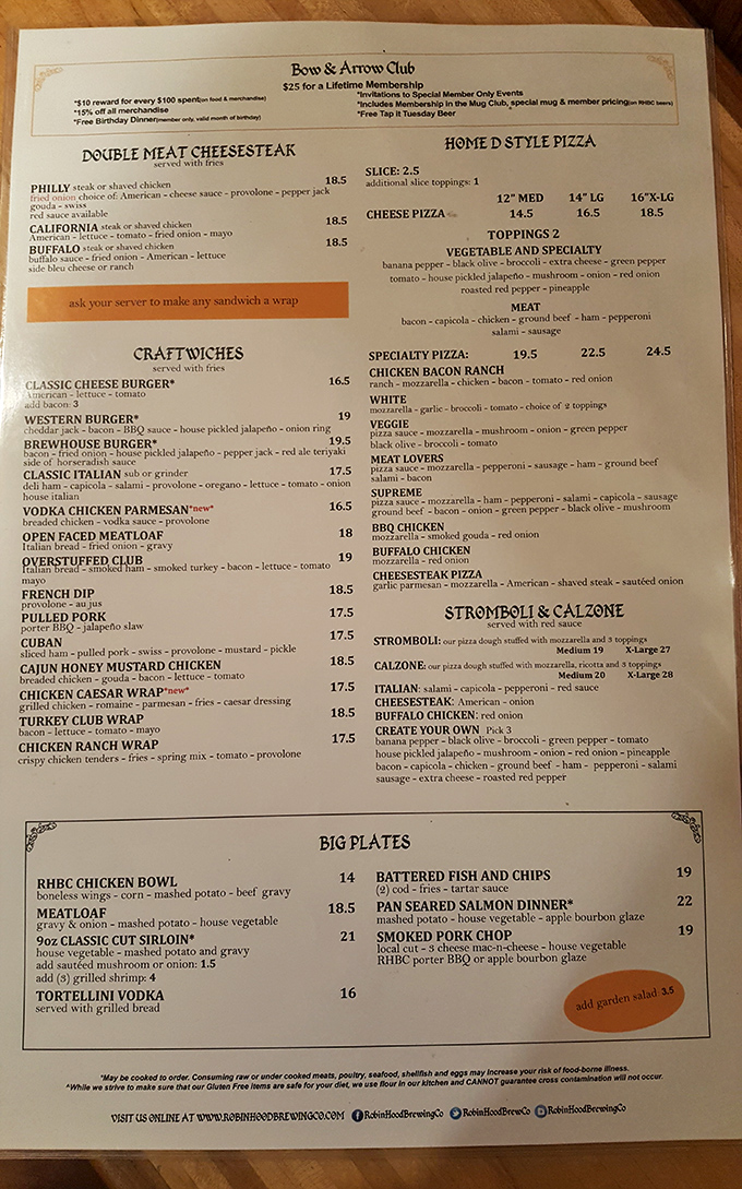 A menu that reads like a love letter to comfort food. Each item promises the kind of satisfaction that makes you want to hug the chef.