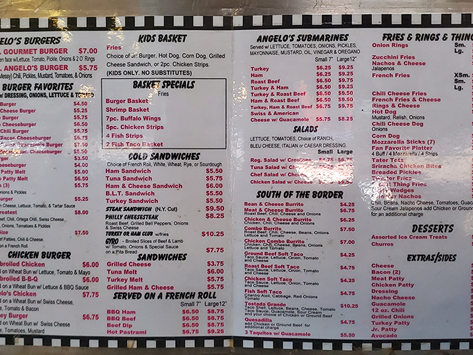 Decision paralysis has never been so delicious. This menu isn't just extensive – it's a roadmap to culinary happiness.