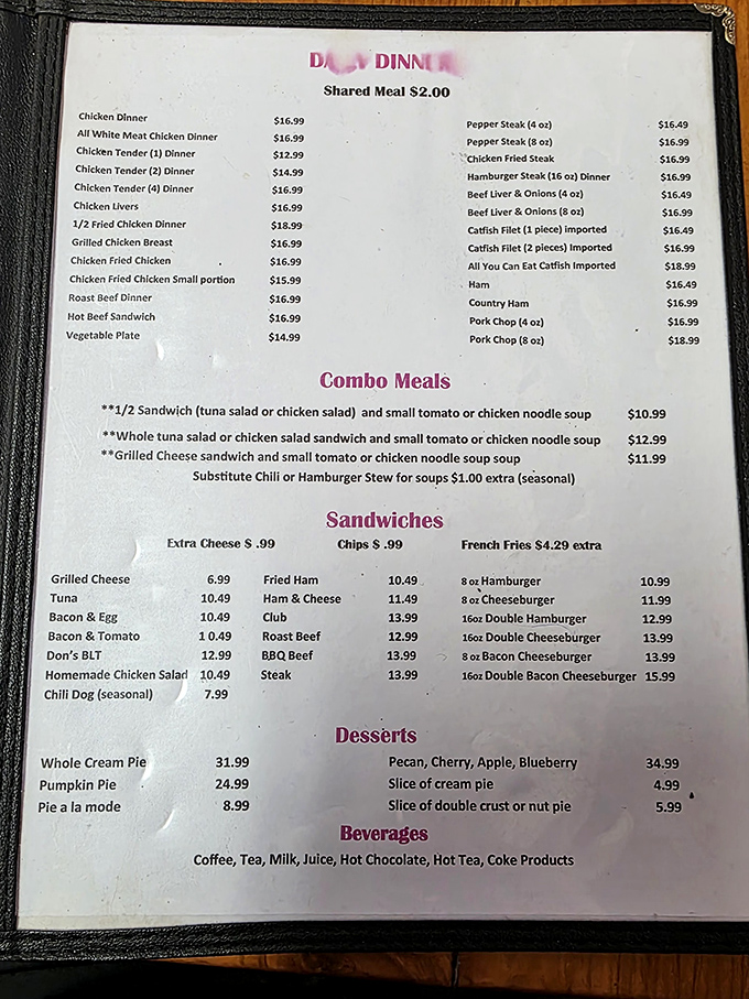 The menu tells the whole delicious story&mdash;from chicken dinners to catfish platters, Neal's hasn't complicated things in decades. Why mess with perfection?