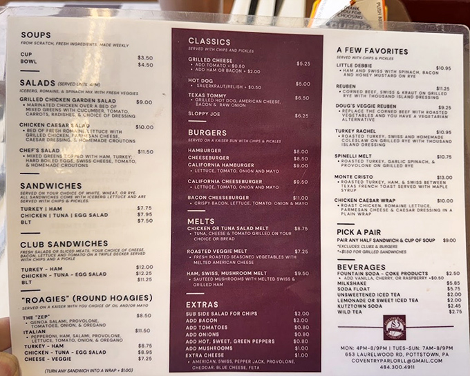 The menu reads like a love letter to American classics&mdash;each item promising the comfort you've been craving.