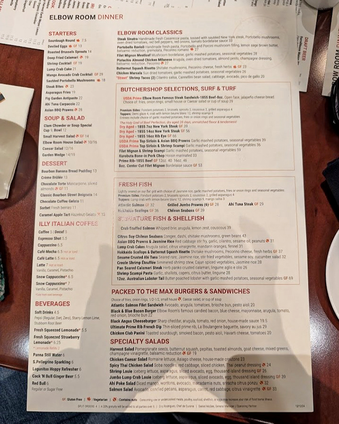 The menu reads like a love letter to American classics. Each description promises a dish worth crossing town for.