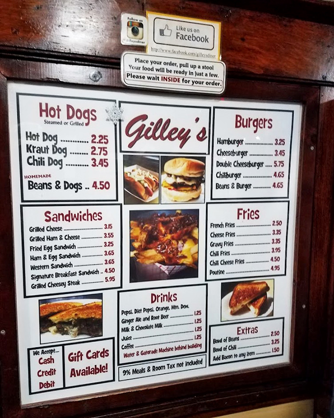 Life's most important decisions laid bare. Gilley's straightforward menu offers no pretense, just the promise of honest food that's stood the test of time.