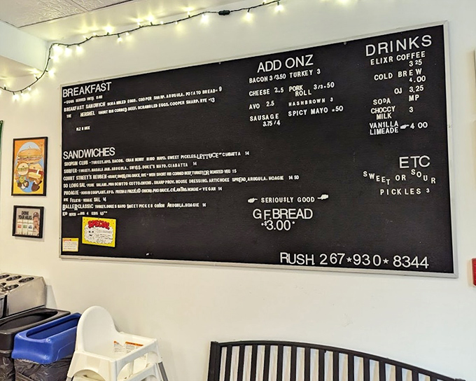 The menu board tells no lies&mdash;this is serious food without the serious attitude. Simple, focused offerings that make decision paralysis impossible, even before coffee.