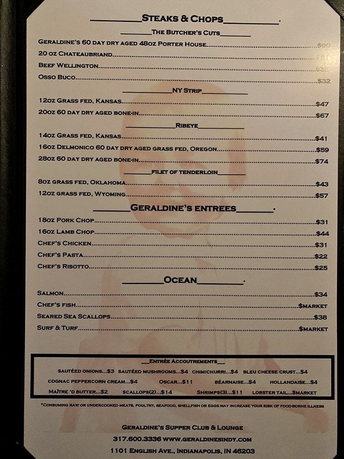 The menu reads like a carnivore's dream novel, with dry-aged specialties and classic steakhouse fare that would make Fred Flintstone weep with joy.