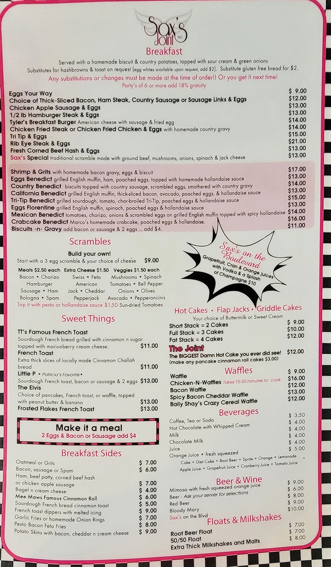 This menu reads like breakfast&rsquo;s greatest hits album&mdash;eggs, bacon, flapjacks, and benedicts worthy of a standing ovation.