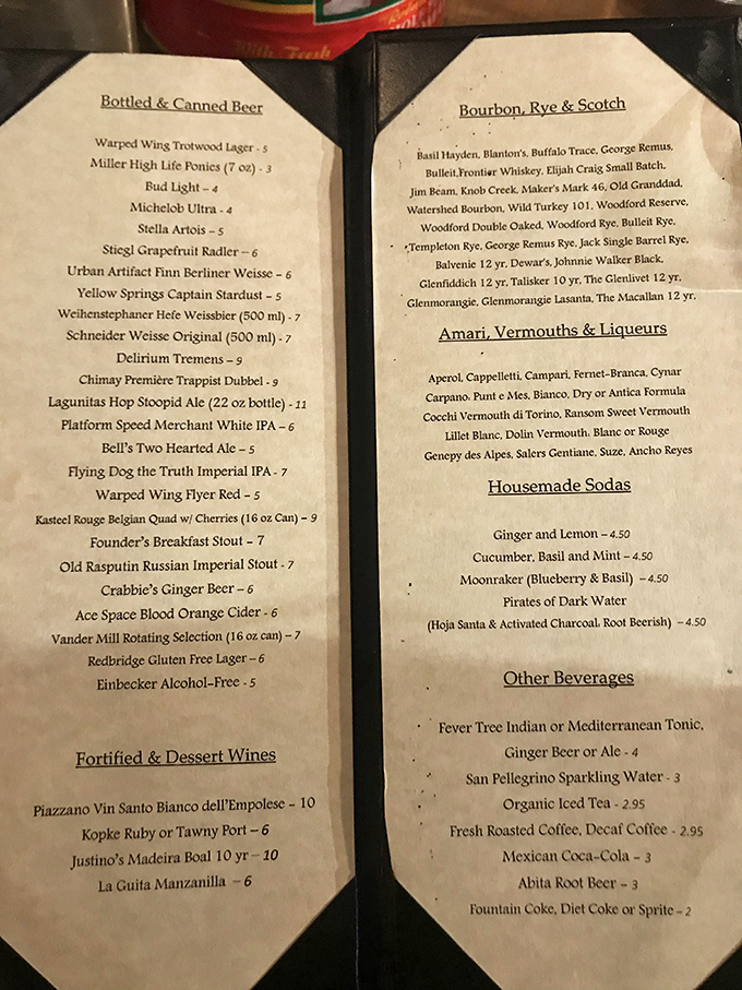 The drink menu reads like a love letter to libation enthusiasts&mdash;from craft beers to housemade sodas that make designated drivers feel like VIPs.