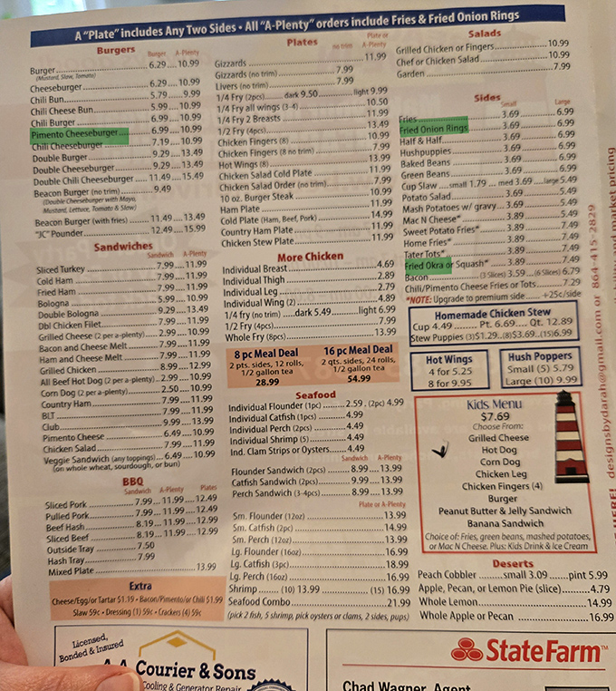 The menu at The Beacon isn't just extensive—it's practically a novella with a delicious plot twist on every line.