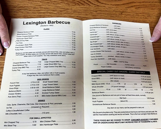The menu that launched a thousand debates. In North Carolina, barbecue isn't just food&mdash;it's a cultural institution worthy of scholarly study.