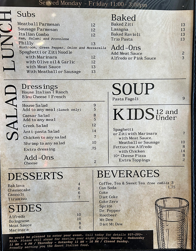 This menu reads like a greatest hits album of Italian-American comfort &ndash; every track's a winner.